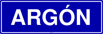 LETRERO ARGON