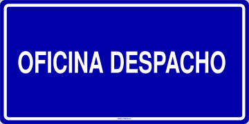 LETRERO OFICINA DESPACHO