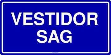 LETRERO VESTIDOR SAG