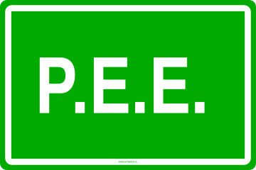LETRERO P.E.E.