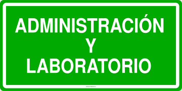 LETRERO ADMINISTRACION Y LABORATORIO