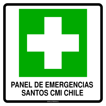 Panel de emergencias santos cmi chile | mas vendido