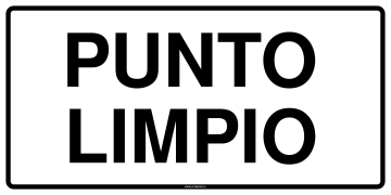 LETRERO PUNTO LIMPIO