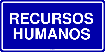 LETRERO RECURSOS HUMANOS