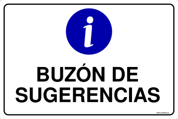 LETRERO BUZON DE SUGERENCIAS