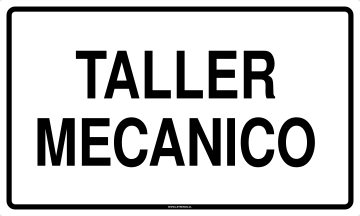 LETRERO TALLER MECANICO