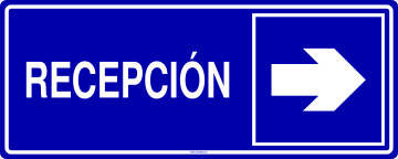 LETRERO RECEPCION