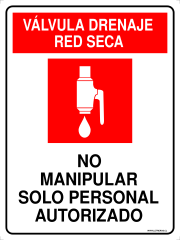 LETRERO NO MANIPULAR SOLO PERSONAL AUTORIZADO