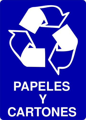 LETRERO PAPELES Y CARTONES