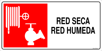 LETRERO RED SECA RED HUMEDA