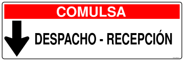 LETRERO COMULSA DESPACHO RECEPCION