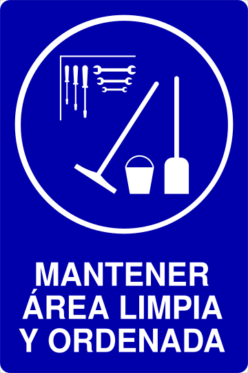 Mantener area limpia y ordenada | intemperie