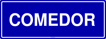 LETRERO COMEDOR