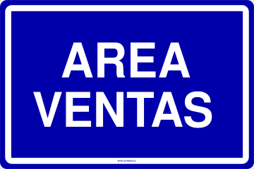 Letrero Area Ventas