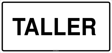 LETRERO TALLER