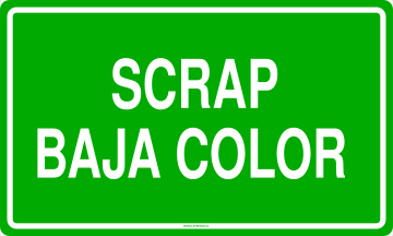 Scrap baja color | intemperie