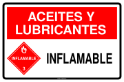 Aceites y lubricantes inflamable